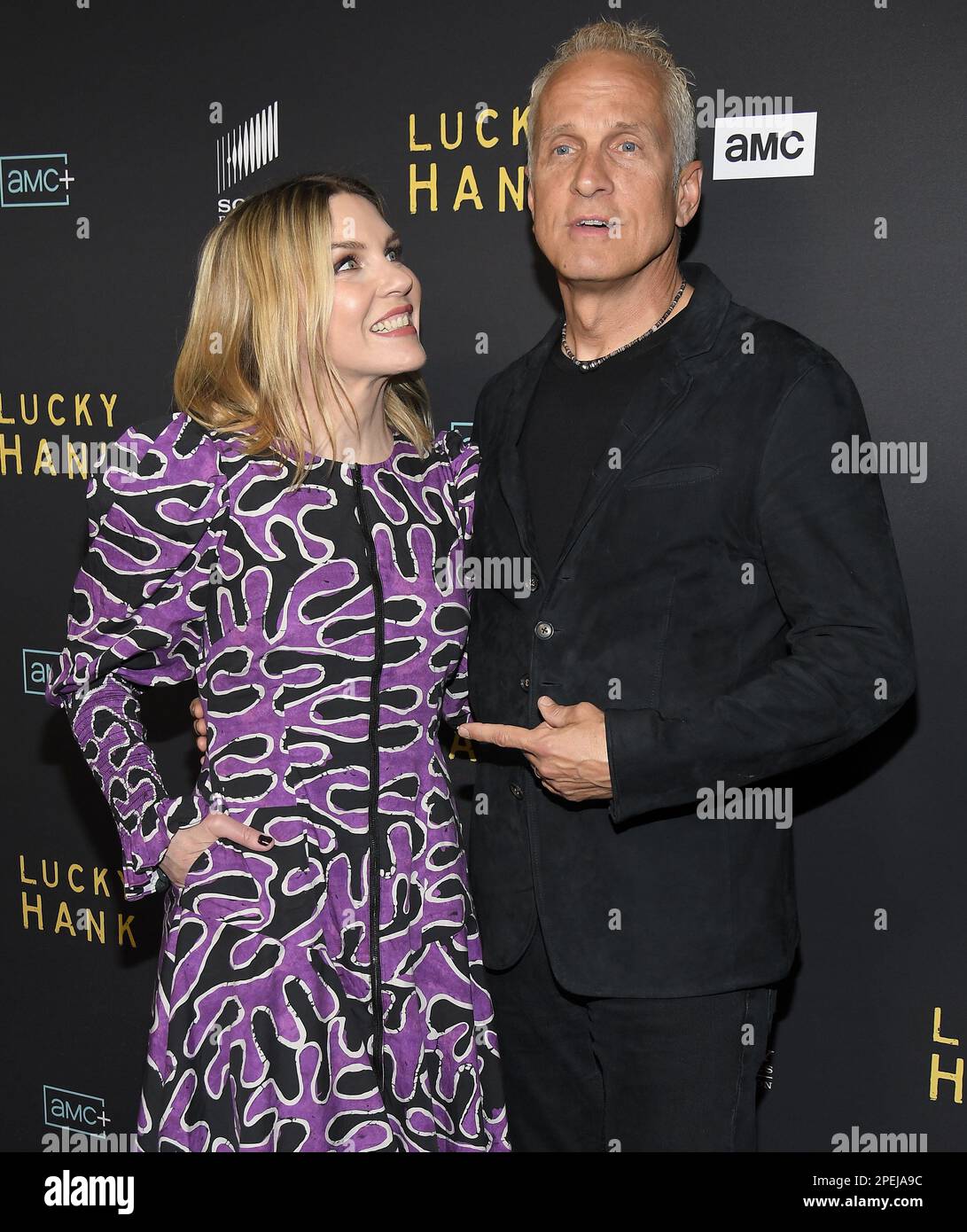 Los Angeles, USA. 15th Mar, 2023. (L-R) Rhea Seehorn and Patrick Fabian ...