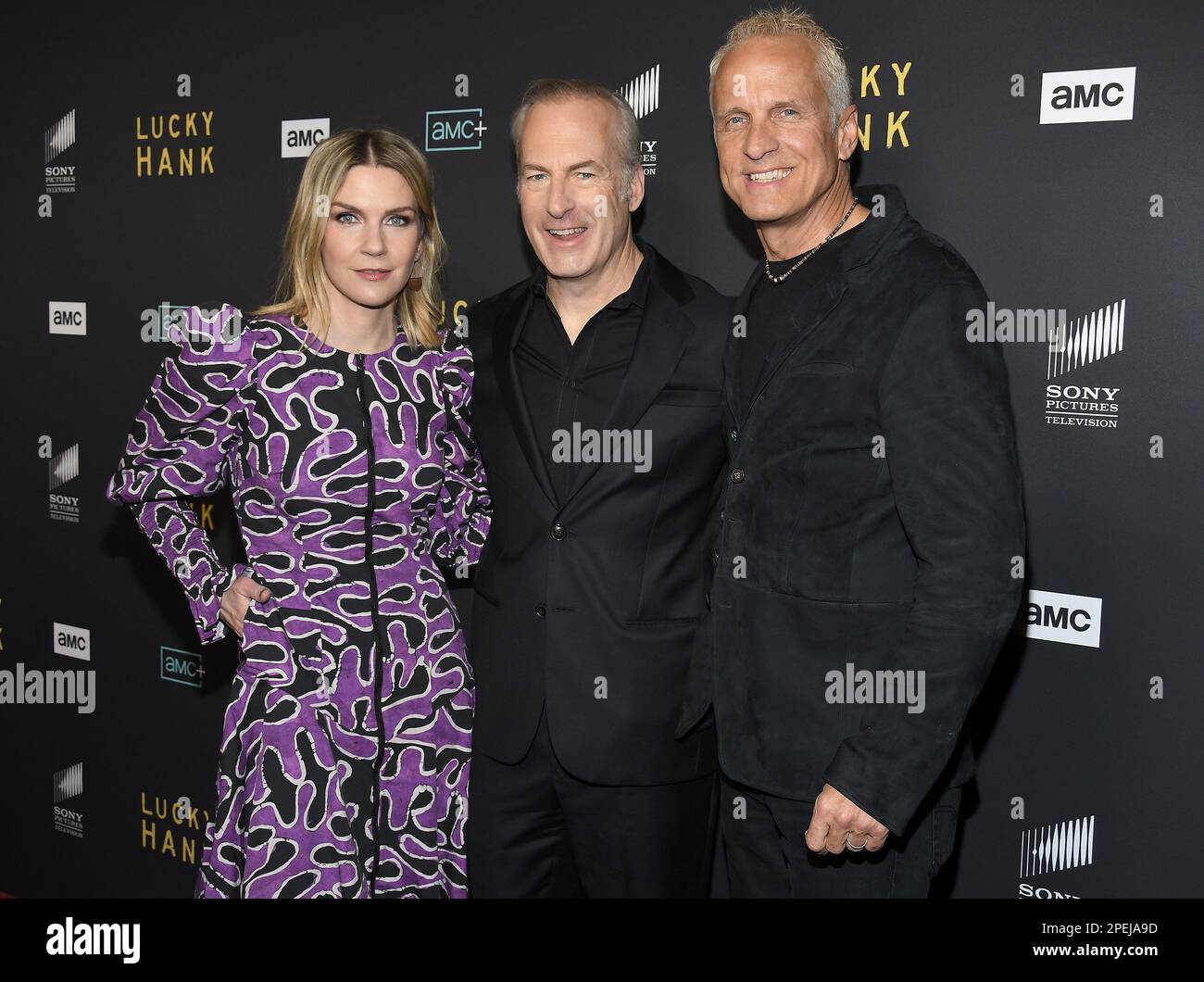 Los Angeles, USA. 15th Mar, 2023. (L-R) Rhea Seehorn, Bob Odenkirk and ...