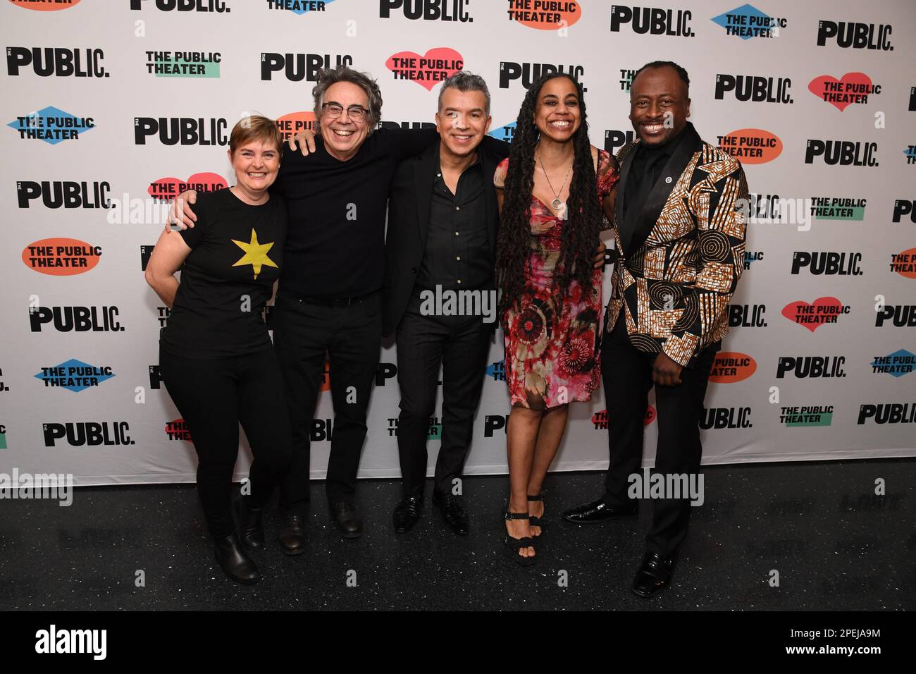 New York, USA. 15th Mar, 2023. Justine Henzell, Tony Taccone, Sergio ...