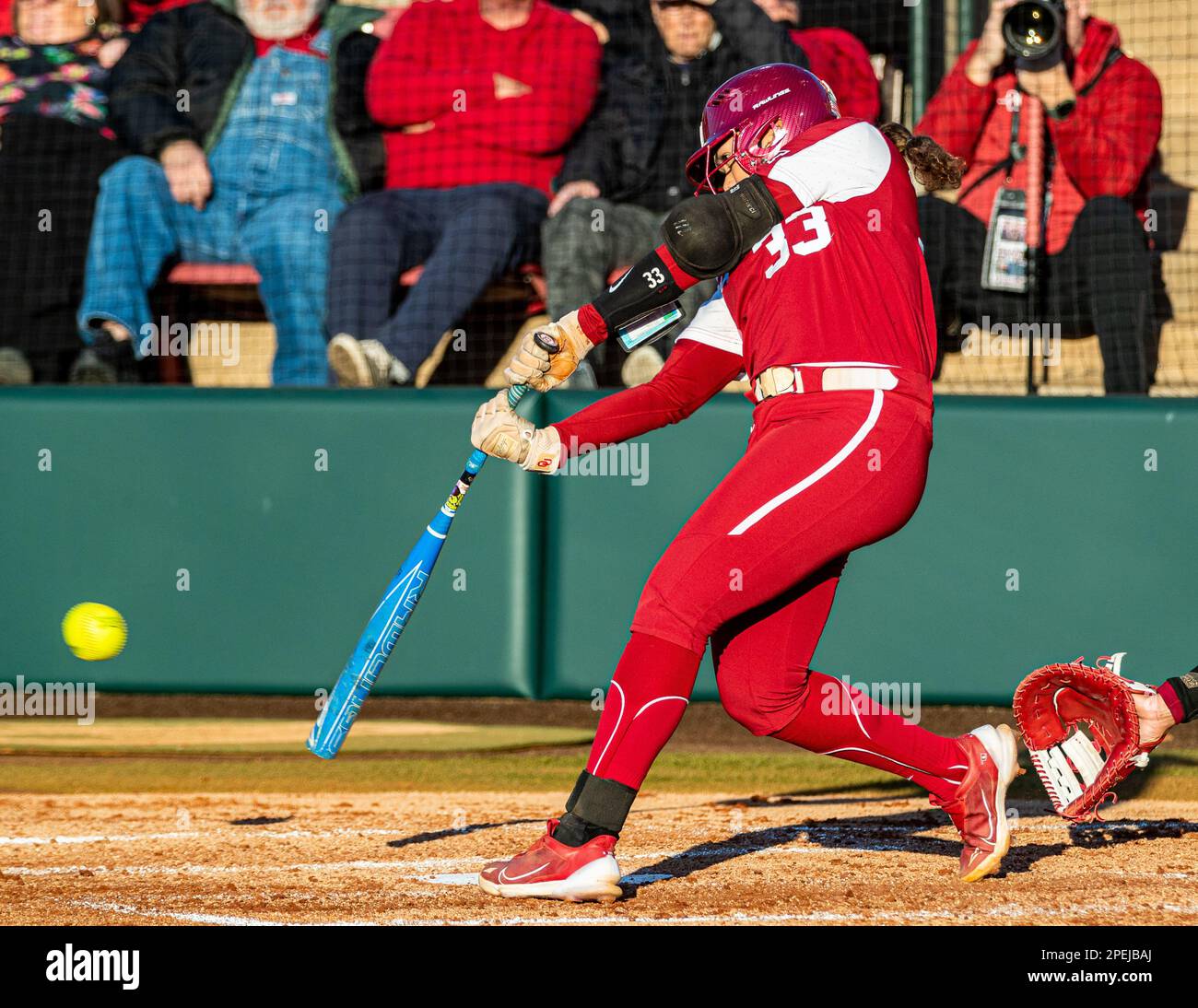 Norman, Oklahoma, USA. 14th Mar, 2023. Oklahoma's Alyssa Brito (33 ...