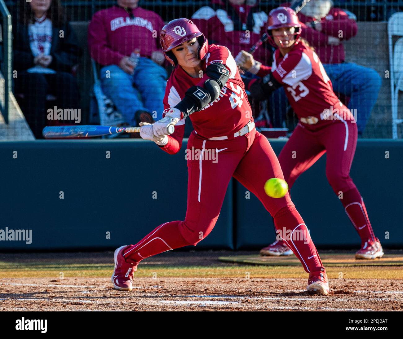 Norman, Oklahoma, USA. 14th Mar, 2023. Oklahoma's Haley Lee (45 ...