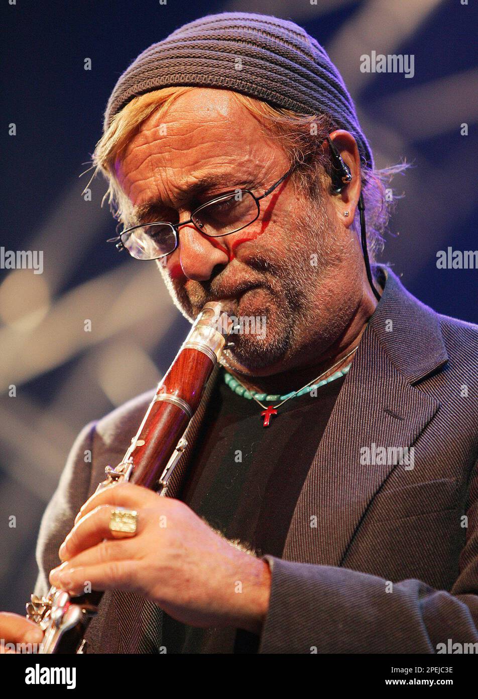 Italian musician Lucio Dalla performs on stage, during his concert at ...