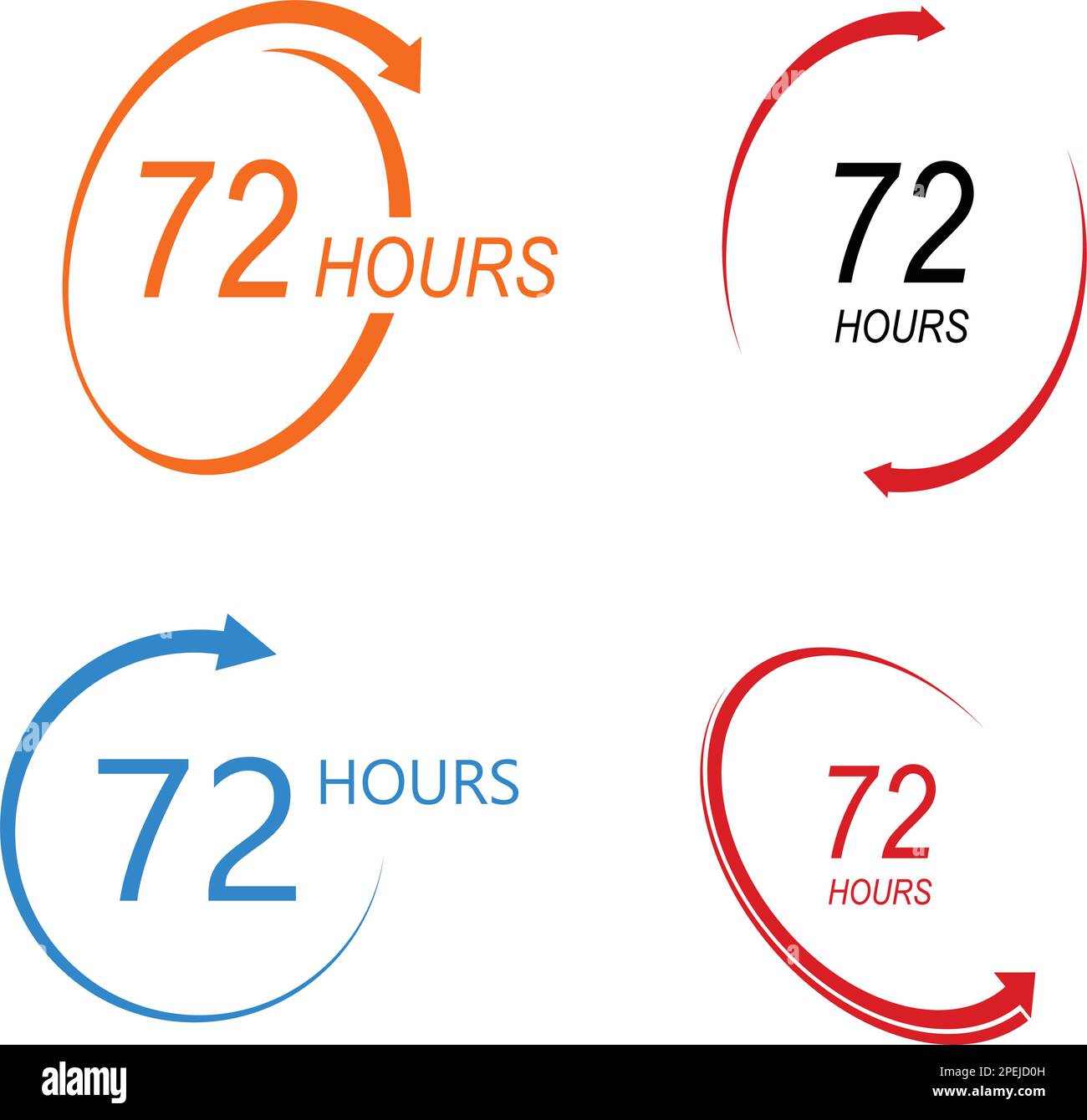 sign of clock arrow hours logo vector icon illustration design Stock ...