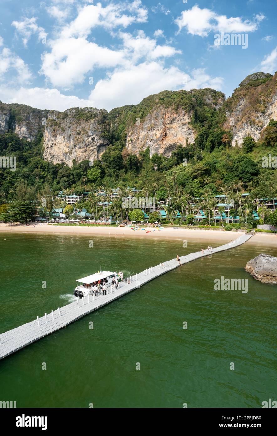 Centara Grand Beach Resort & Villas Krabi Thailand drone aerial Stock ...