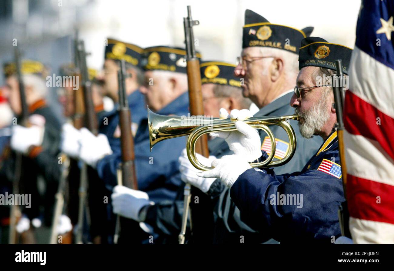 Mike Leazer, Burlington, Iowa, with American Legion Post 52 and Honor ...