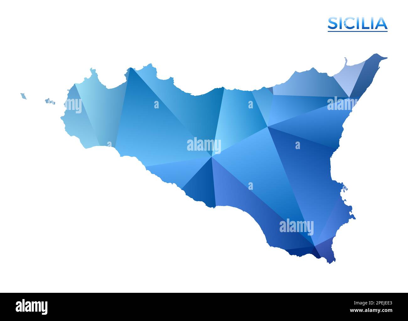 Island sicilia map Stock Vector Images - Alamy