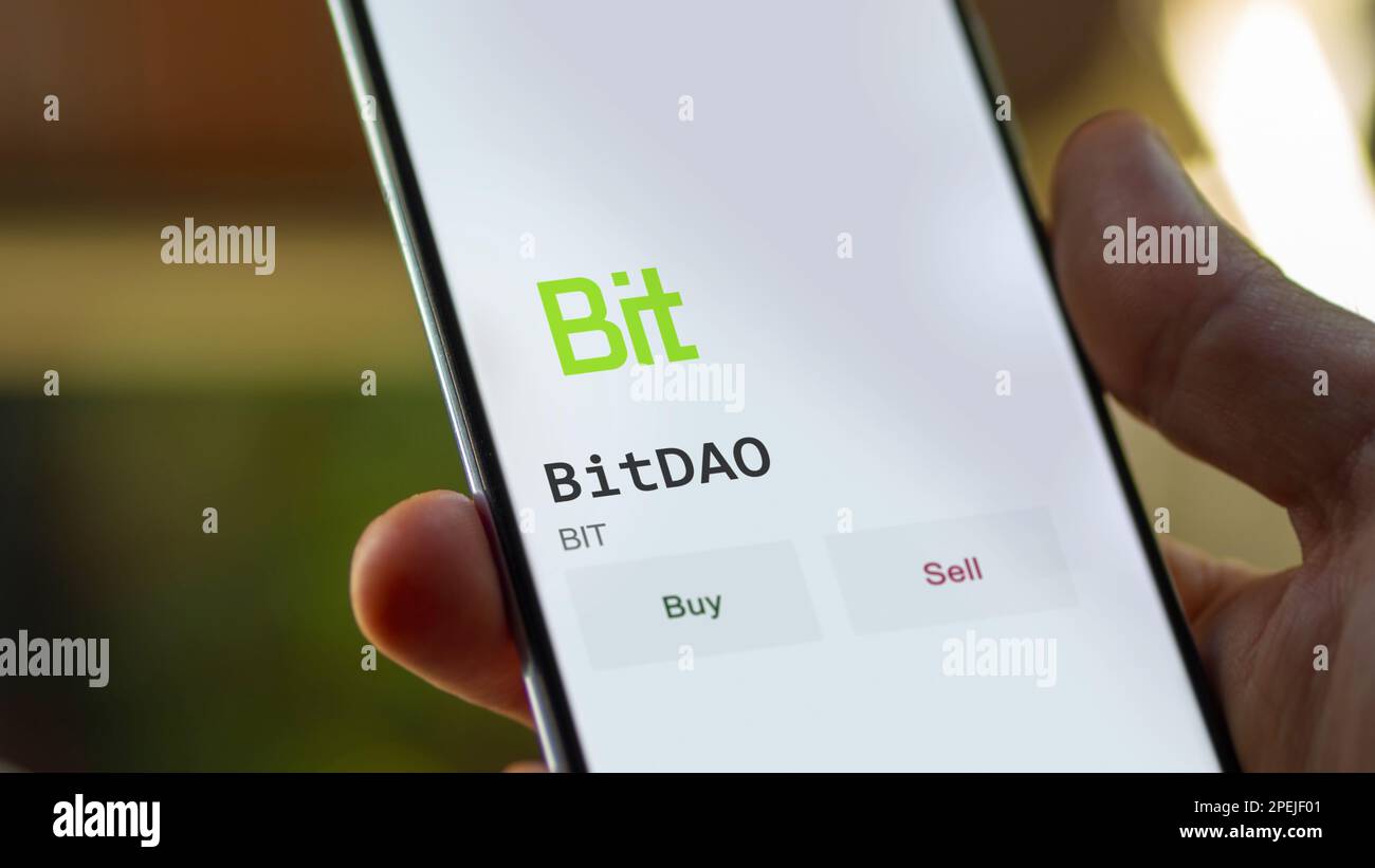 Bitdao blockchain hi-res stock photography and images - Alamy