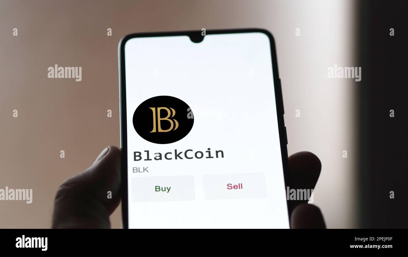 Blackcoin crypto hi-res stock photography and images - Alamy