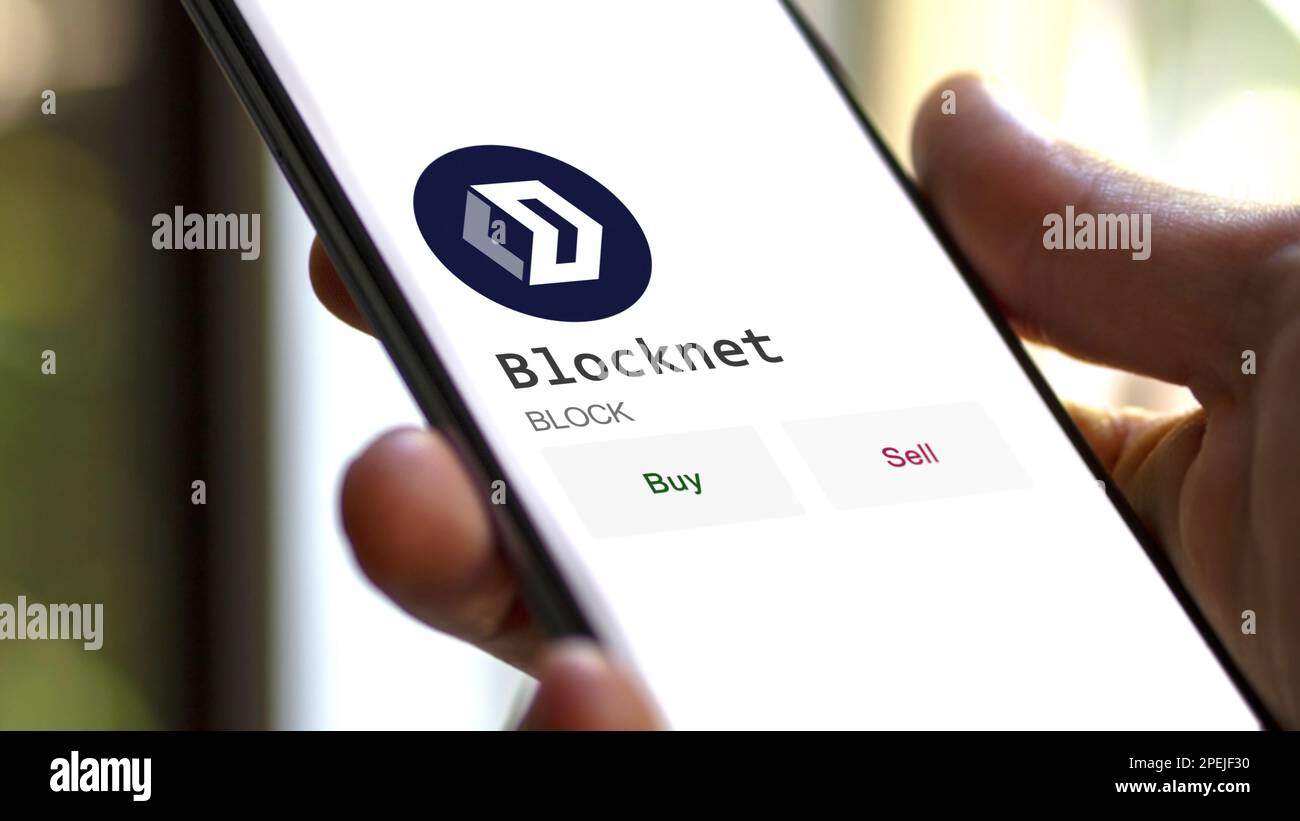 Blocknet coin hi-res stock photography and images - Alamy