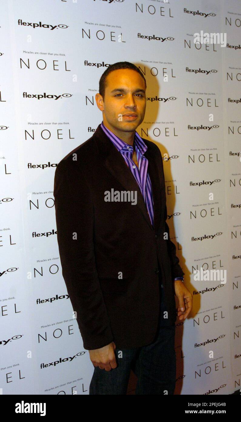 Actor Daniel Sunjata at the premiere of the film Noel, directed by ...