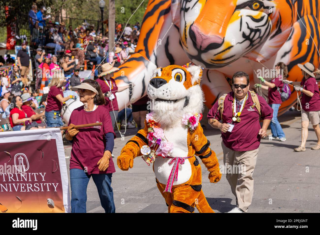 San Antonio, Texas, USA - April 8, 2022: The Battle of the Flowers ...
