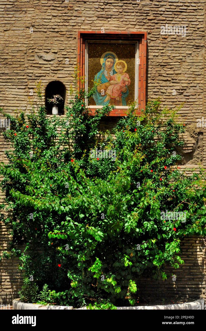 Old decorative buildings in the city of Rome, It is also the capital of ...