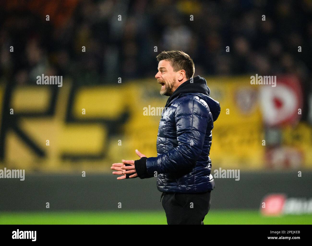 Dresden, Germany. 15th Mar, 2023. Soccer: 3rd league, SG Dynamo Dresden ...