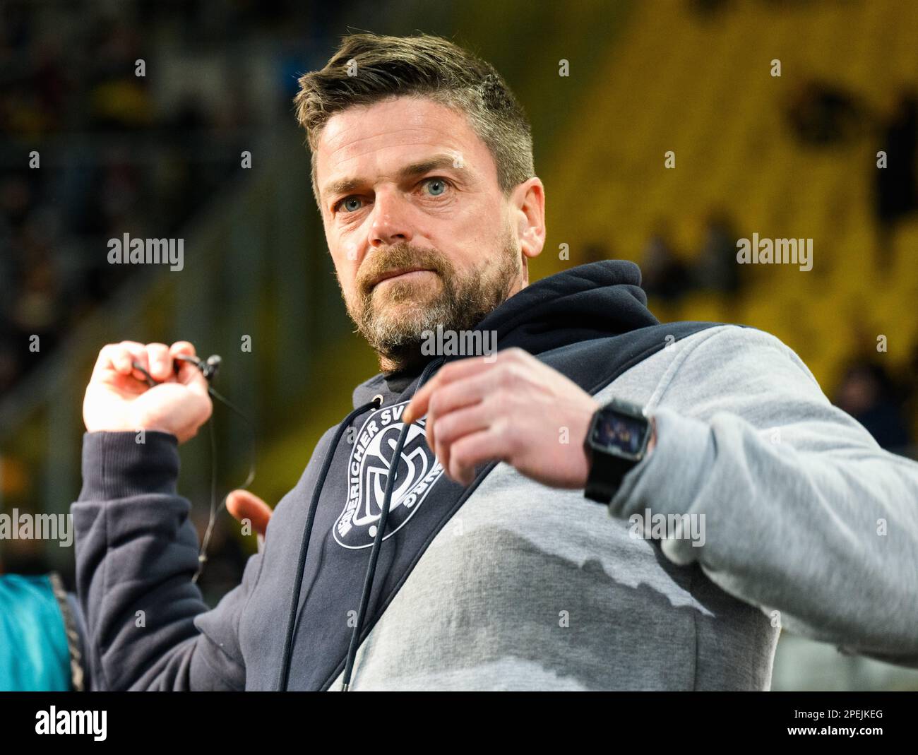 Dresden, Germany. 15th Mar, 2023. Soccer: 3rd league, SG Dynamo Dresden ...