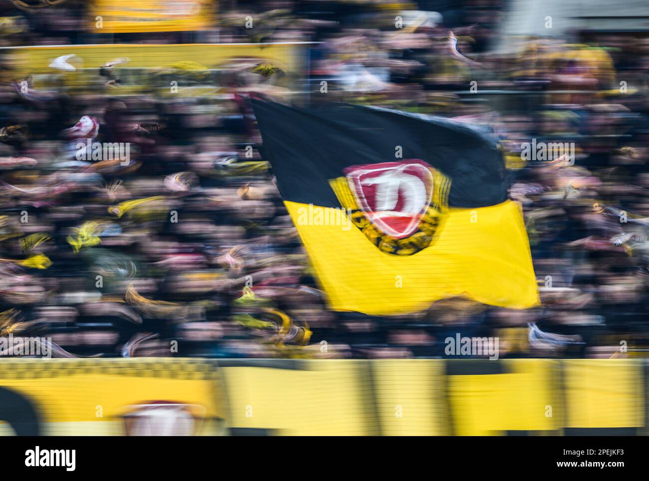 Dresden, Germany. 15th Mar, 2023. Soccer: 3rd league, SG Dynamo Dresden ...