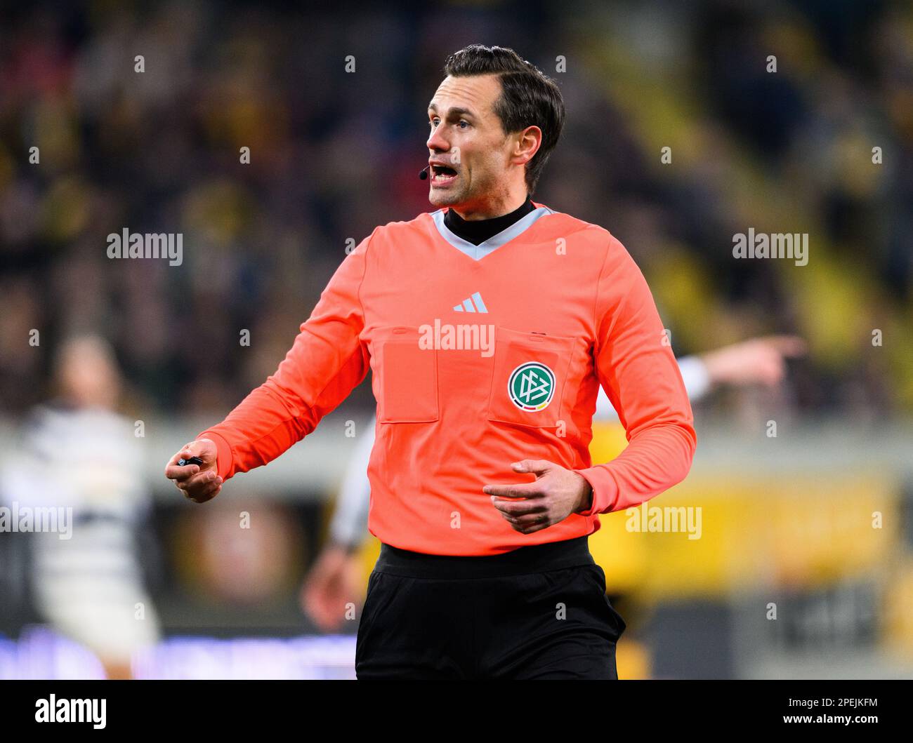 Dresden, Germany. 15th Mar, 2023. Soccer: 3. league, SG Dynamo Dresden ...