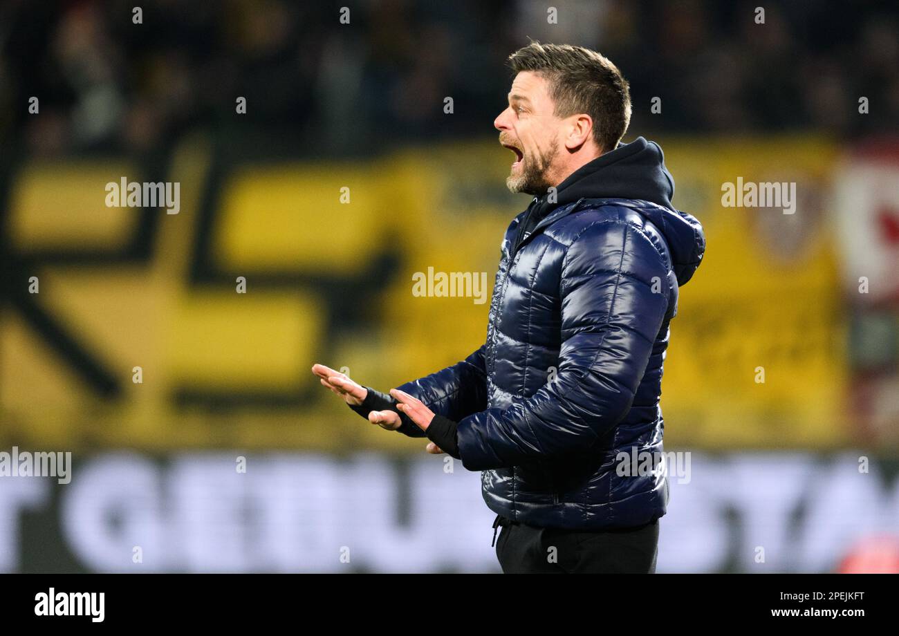 Dresden, Germany. 15th Mar, 2023. Soccer: 3rd league, SG Dynamo Dresden ...
