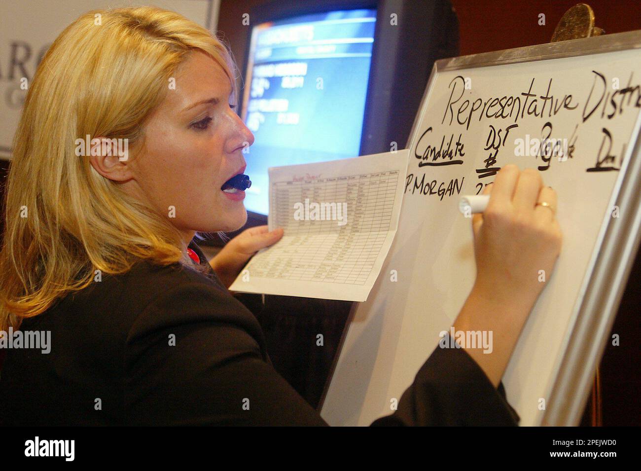 Jennifer Bley, a Brown University student and intern with the ...