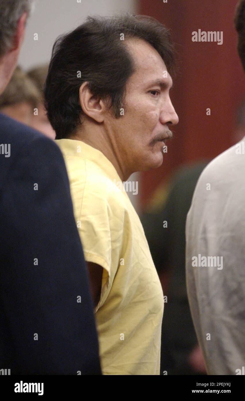 Floyd Eugene Maestas is escorted into a courtroom for a scheduling ...