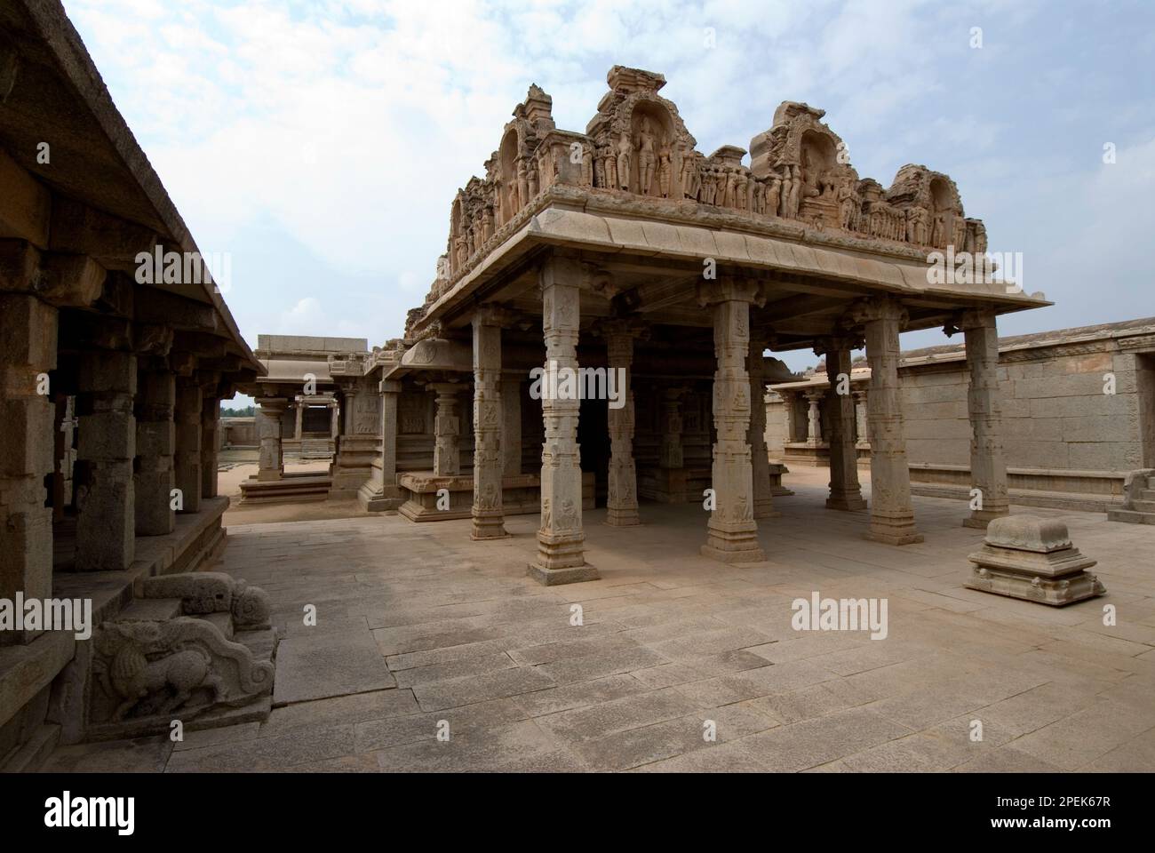 Ancient Hazara Rama Temple at Hampi state karnataka India Stock Photo ...