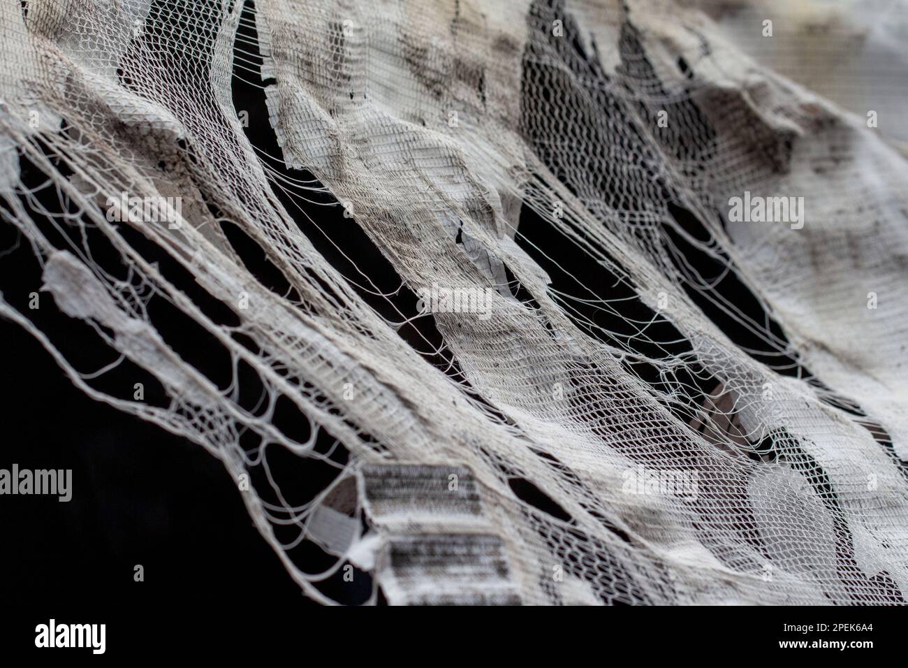 cloth backdrops disintegrating with age and weather Stock Photo - Alamy