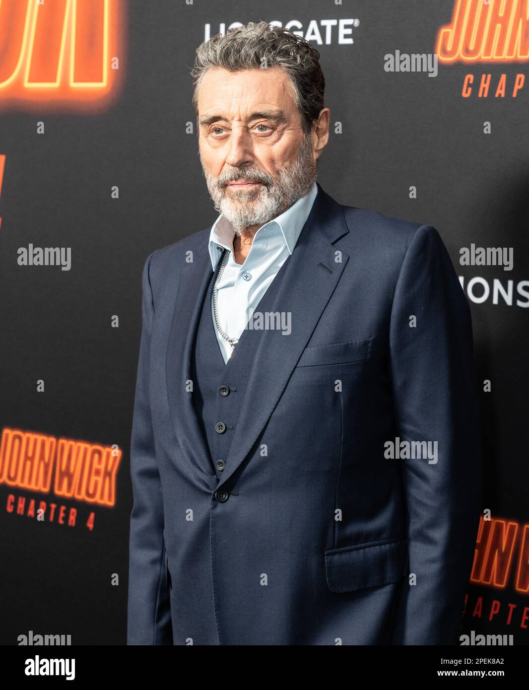 Ian McShane attends New York Special Screening of John Wick: Chapter 4 ...