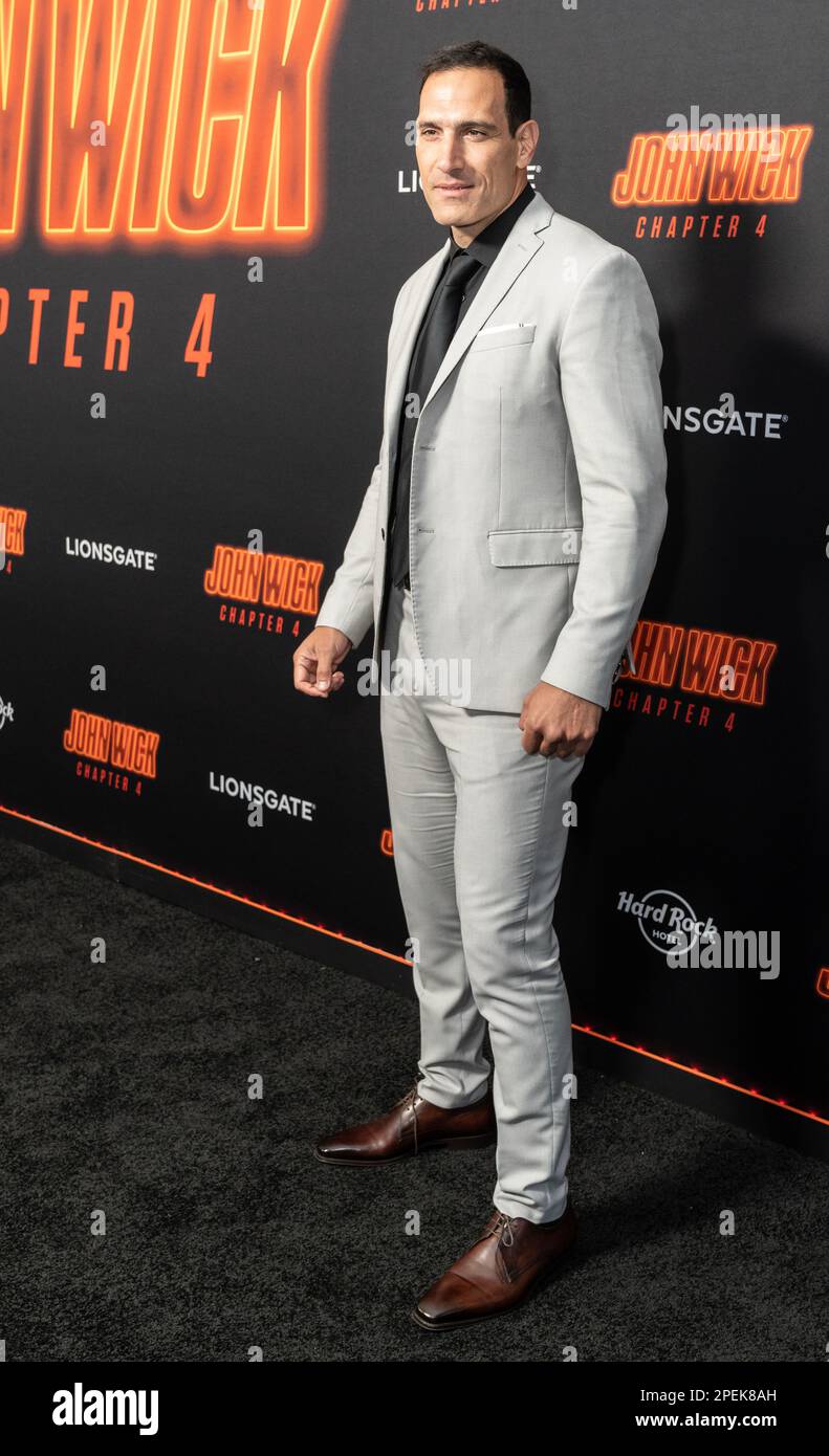 Marko Zaror attends New York Special Screening of John Wick: Chapter 4 ...
