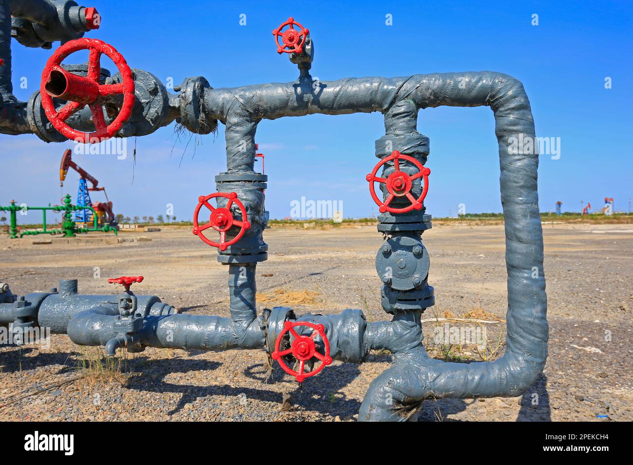 Pipes and valves Stock Photo - Alamy