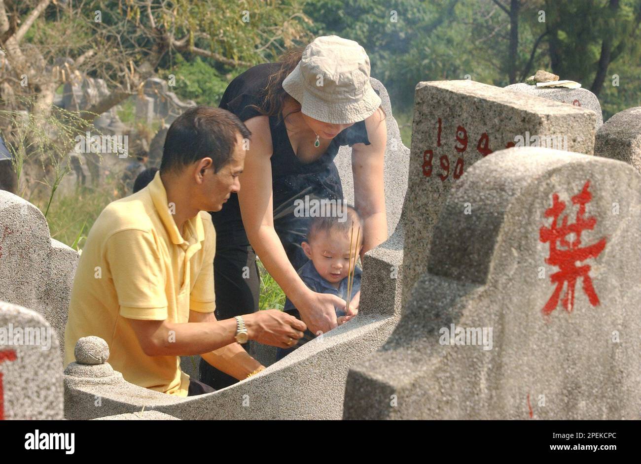 Ng Pak-yin, a 15 months-old-boy, is shown by his parents, who did not ...
