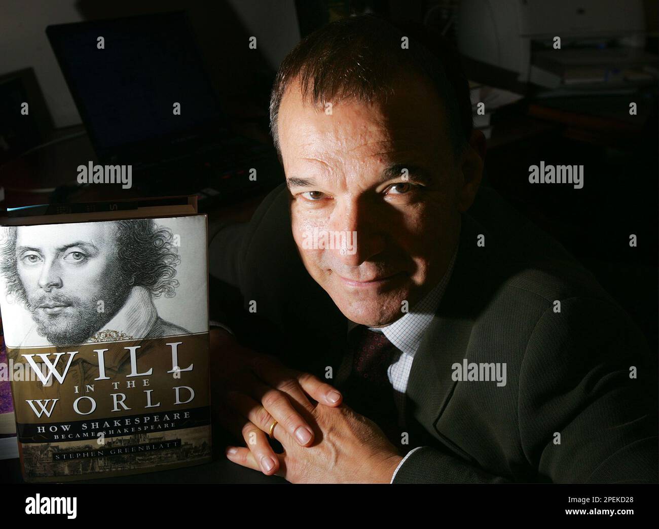 Stephen Greenblatt, a Harvard University English professor, poses with ...