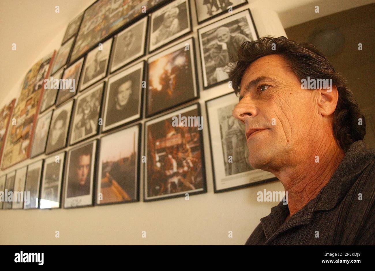 Retired Hollywood stunt double Warren Stevens poses in his Prescott ...