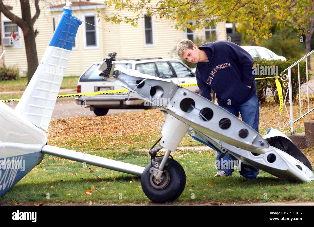 Kyle Kraemer, the pilot of a single-engine plane who made an emergency ...