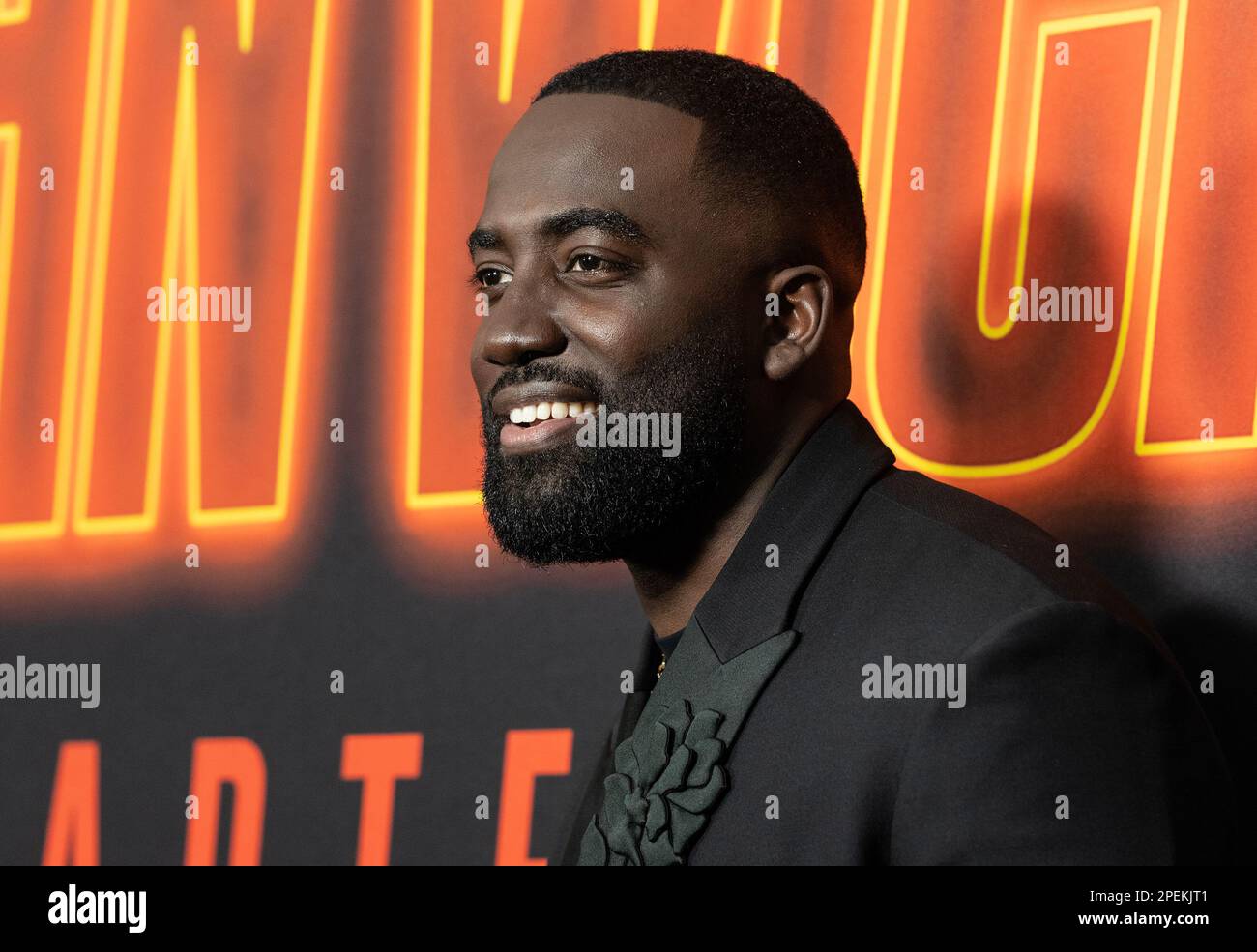 New York, USA. 15th Mar, 2023. Shamier Anderson attends New York ...