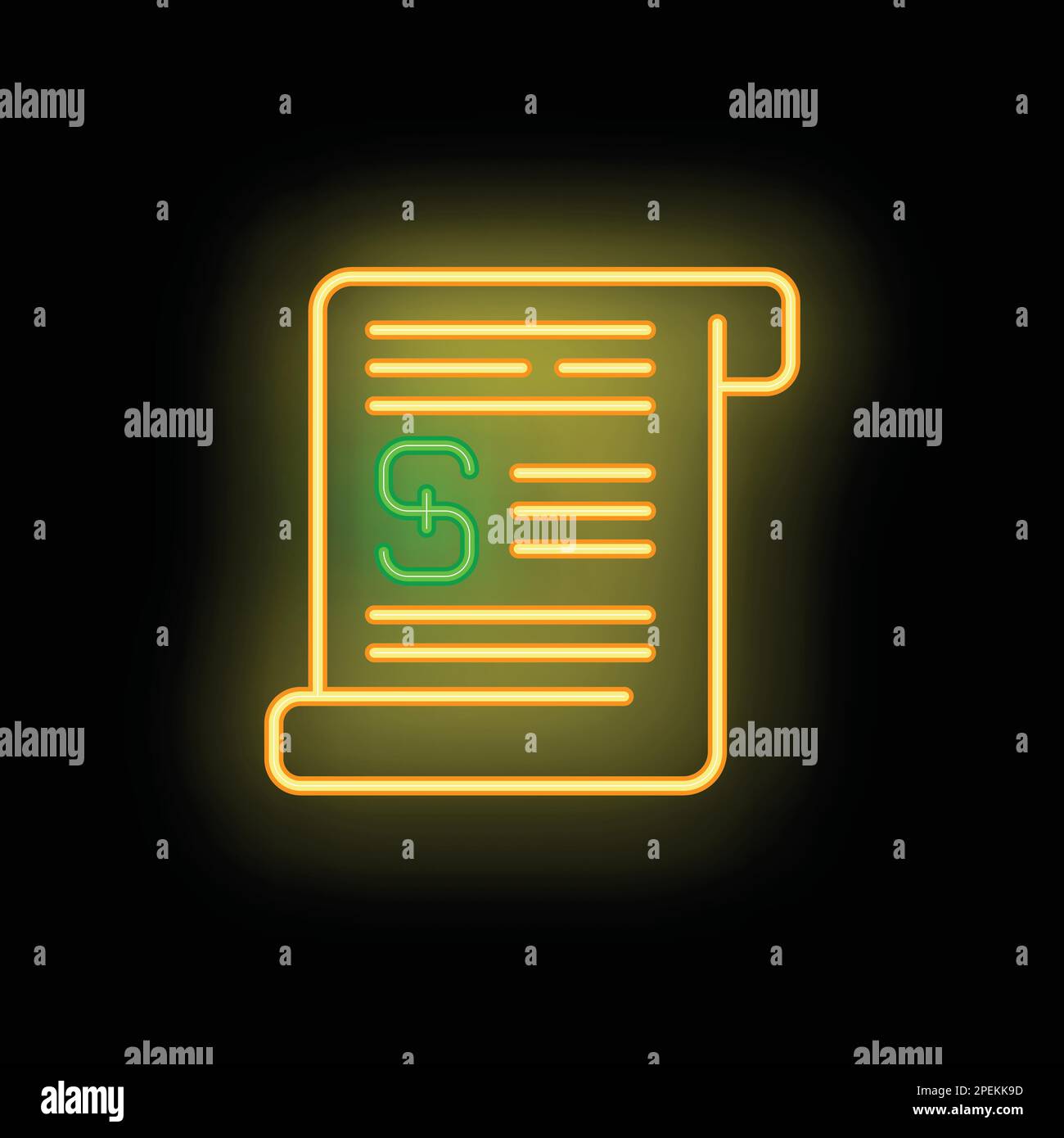 Bill payment icon outline vector. Medical card. Health patient neon ...