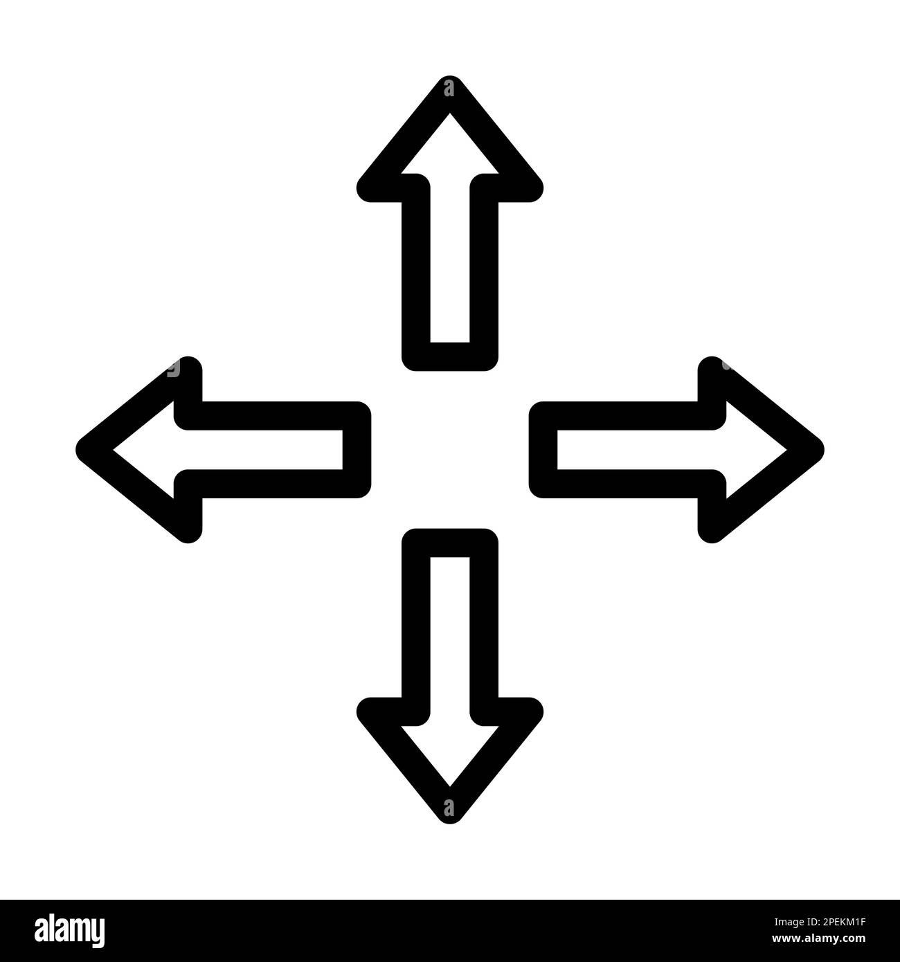 Expand Vector Thick Line Icon For Personal And Commercial Use Stock ...