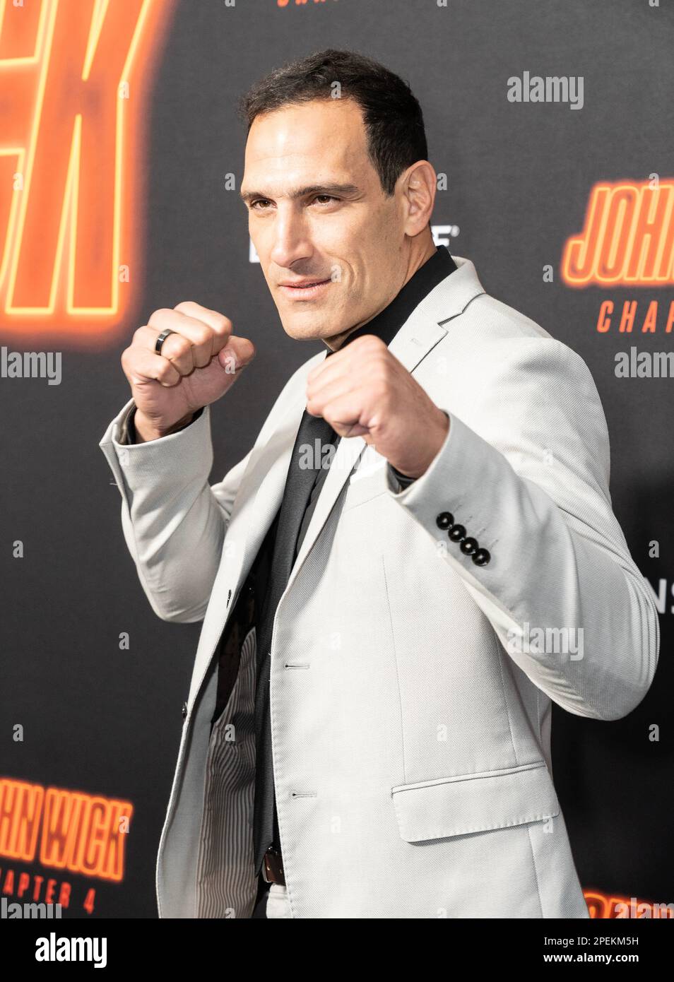 New York, USA. 15th Mar, 2023. Marko Zaror attends New York Special ...