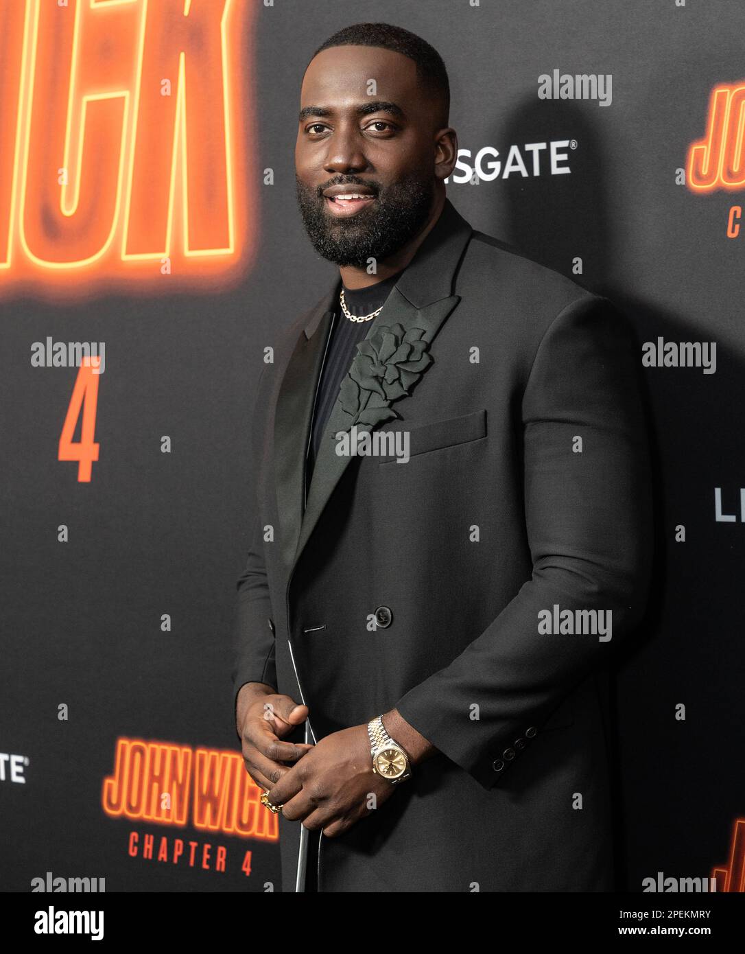 New York, USA. 15th Mar, 2023. Shamier Anderson attends New York ...