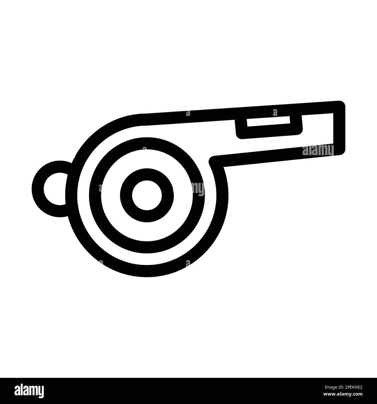 Whistle Vector Thick Line Icon For Personal And Commercial Use Stock Photo - Alamy