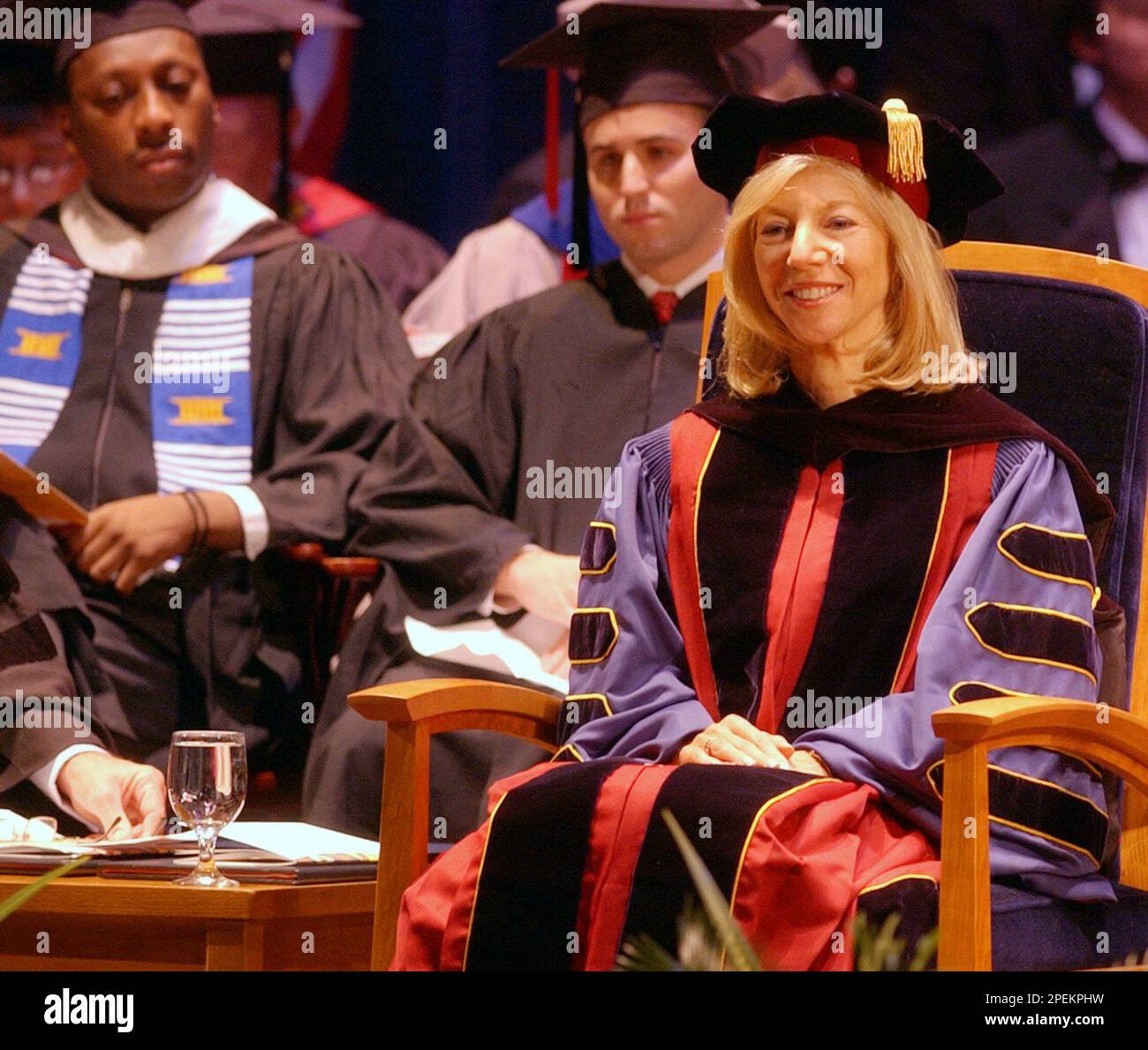 Amy Gutmann, right, the new president of the University of Pennsylvania ...