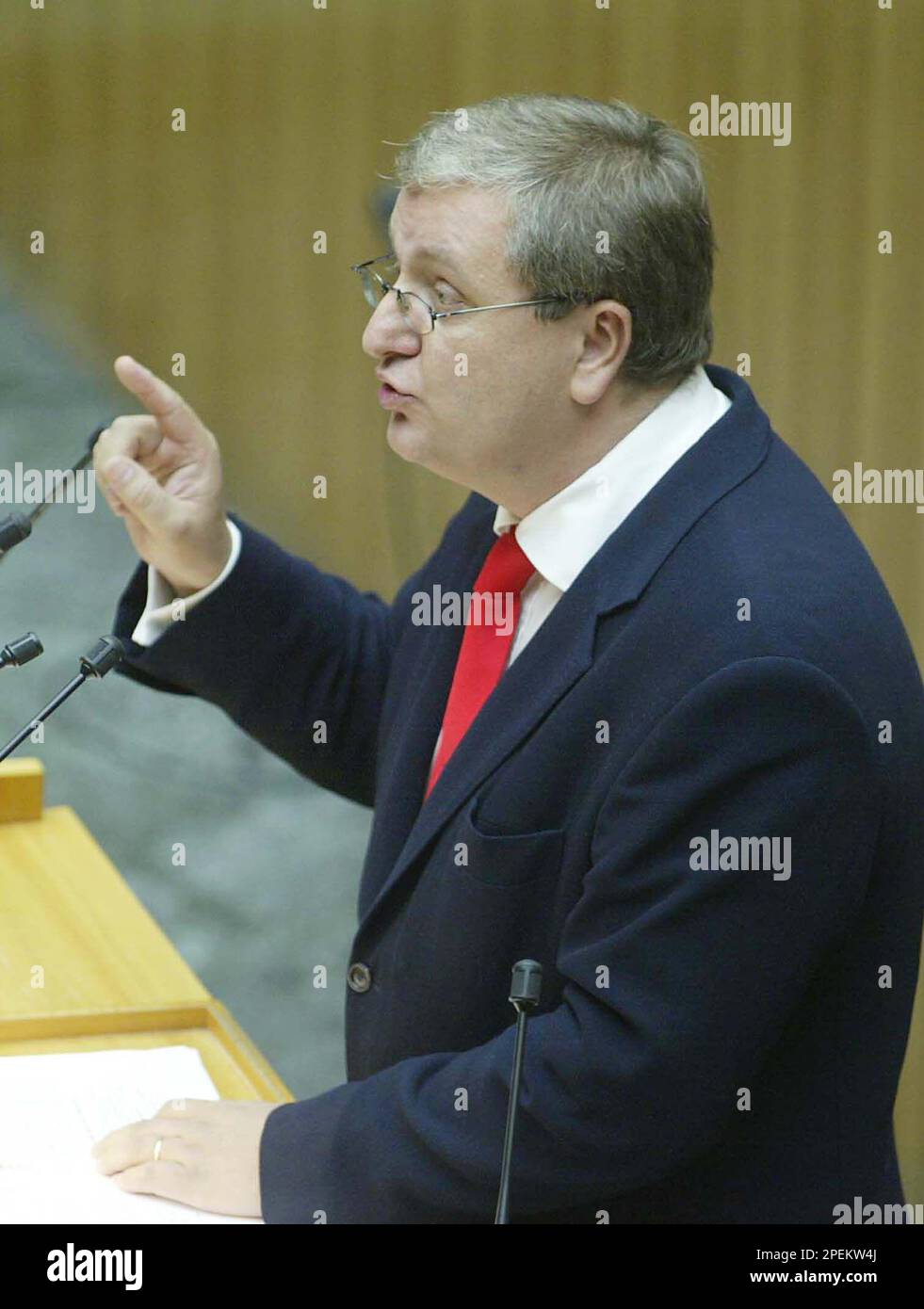 SPOE-Budgetsprecher Christoph Matznetter spricht am Donnerstag, 14. Okt ...