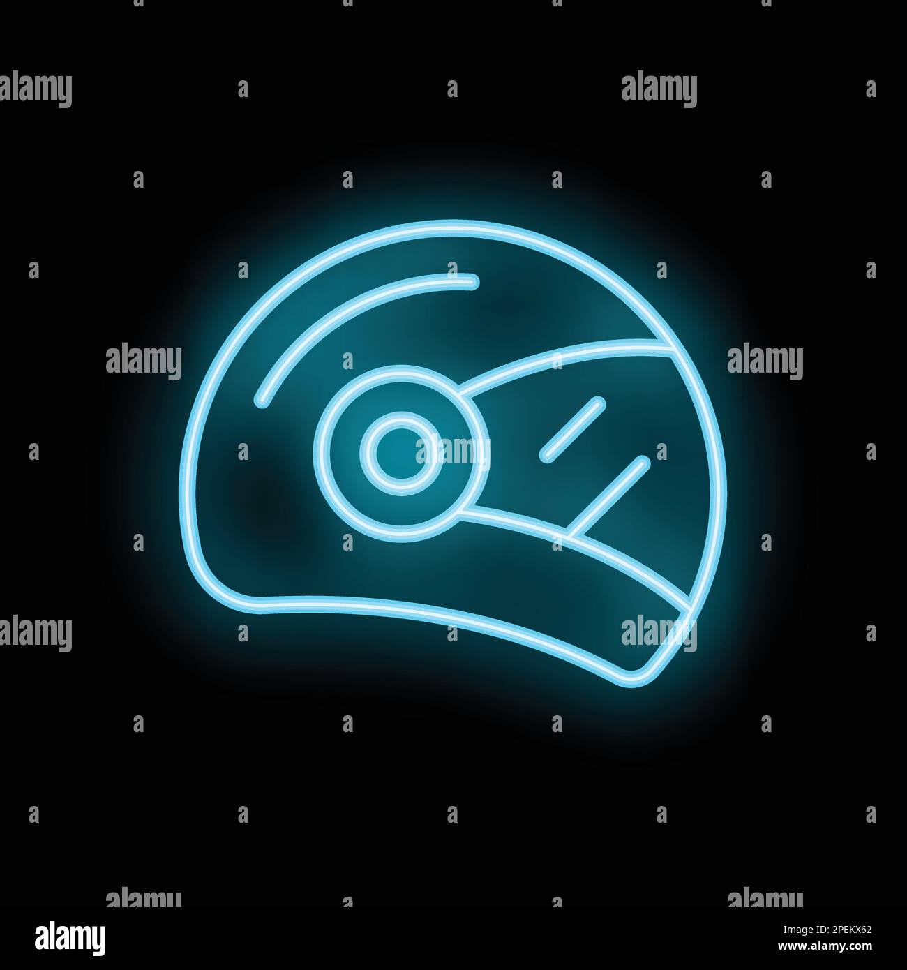 Bike helmet icon outline vector. Biker clothes. Jacket safety neon ...