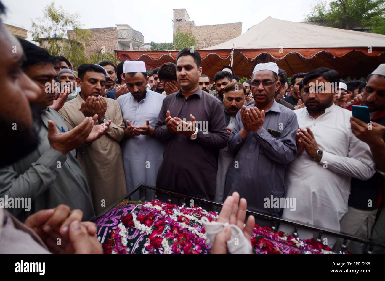 March 15, 2023, Peshawar, Peshawar, Pakistan: Relatives and guests ...