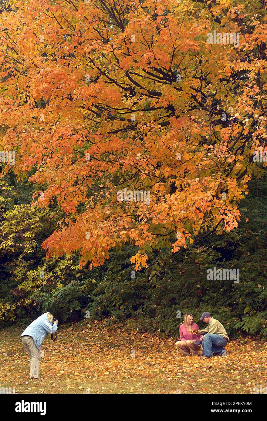 Sadie Murphy, left, waits while her brother, Nicholas Murphy and his ...