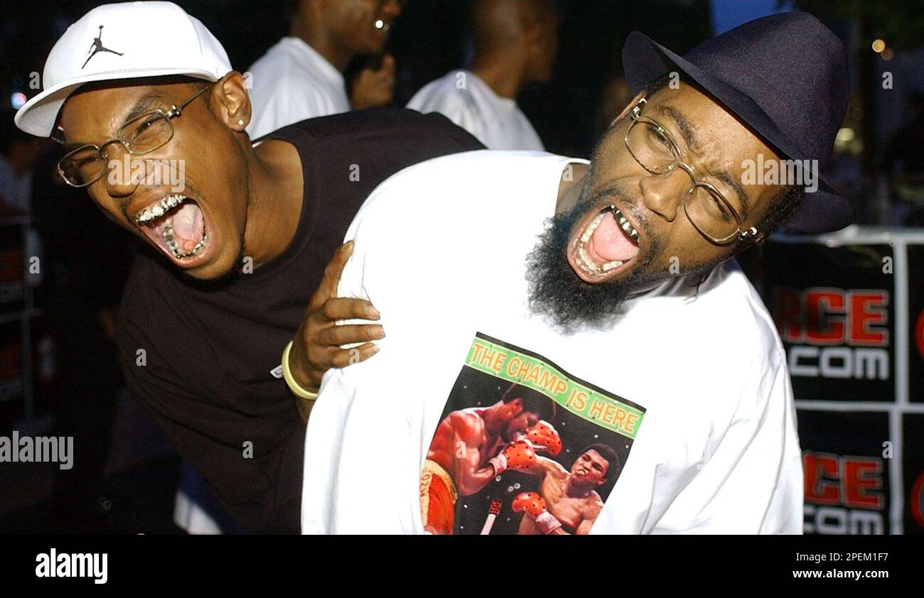 The Ying Yang Twins pose for photos as they enter the Source Hip Hop ...