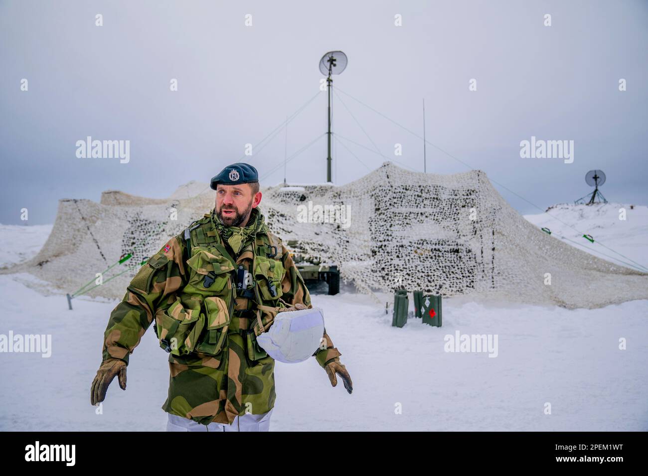Evenes 20230314.Lieutenant Colonel Stian Negaard Nilsen, battalion ...