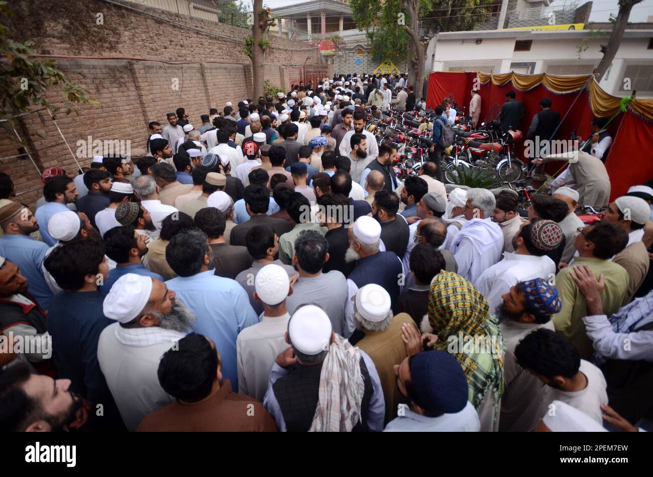 March 15, 2023, Peshawar, Peshawar, Pakistan: Relatives and guests ...