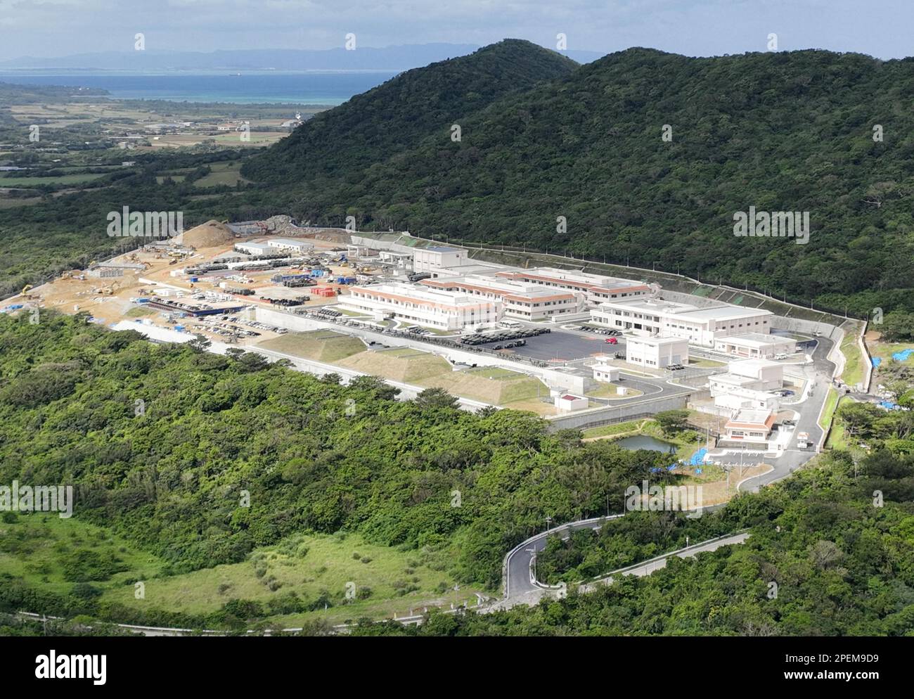 The Ground Self-Defense Force's garrison on Ishigaki Island in Okinawa ...