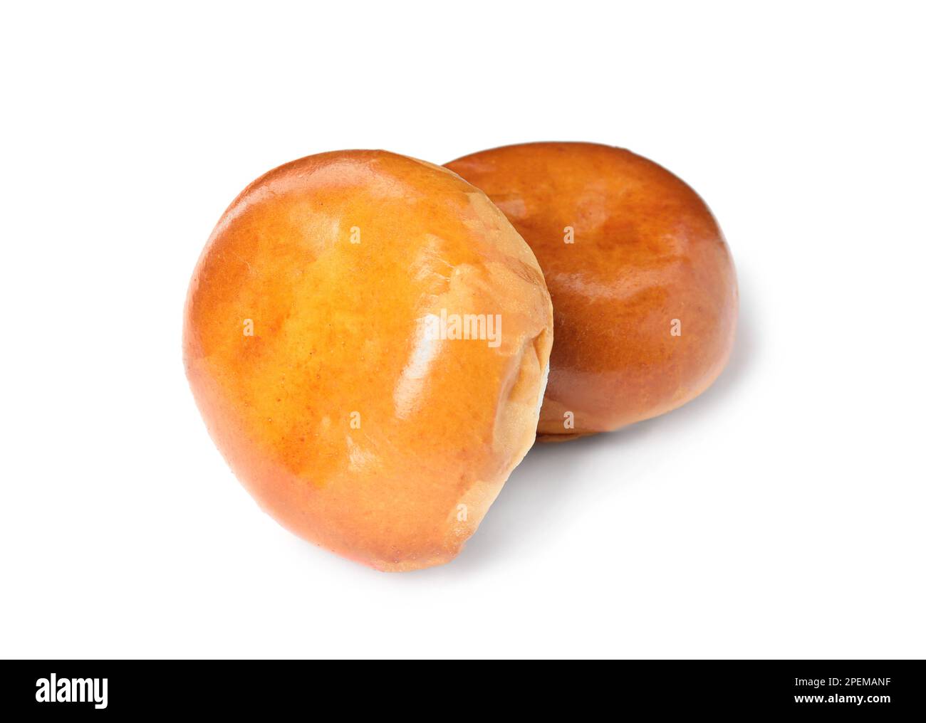 Baked pirozhki on white background. Delicious pastry Stock Photo - Alamy