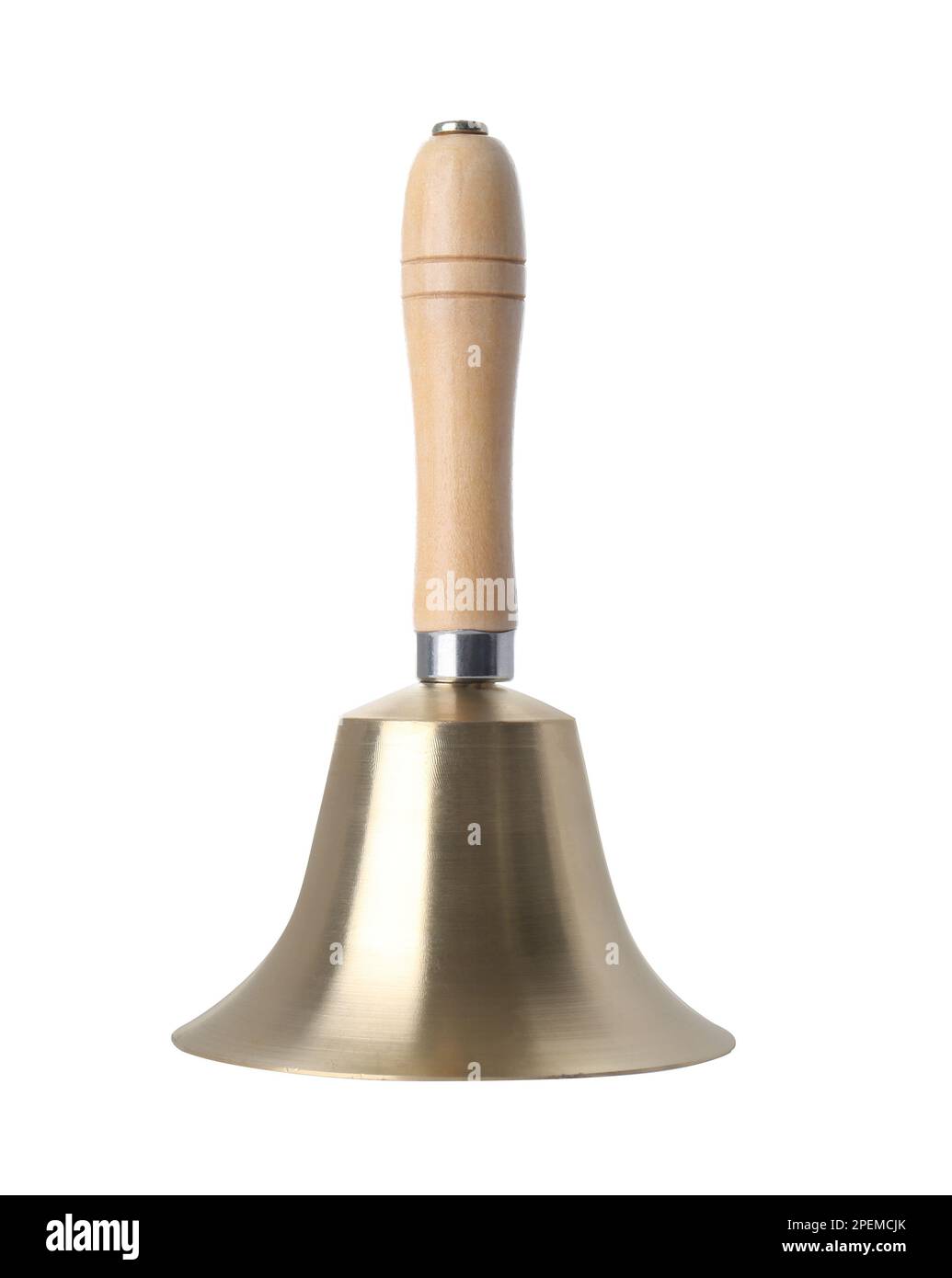 Shiny school bell wooden Cut Out Stock Images & Pictures - Alamy