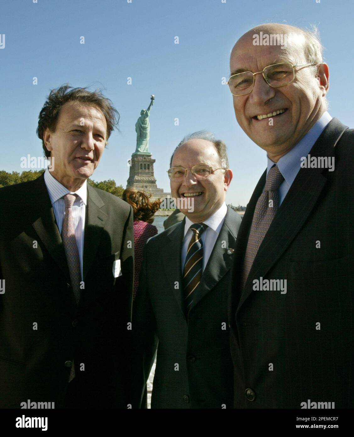 Richard Riehm, left, Mayor of Comar, in the Alsace region of France ...